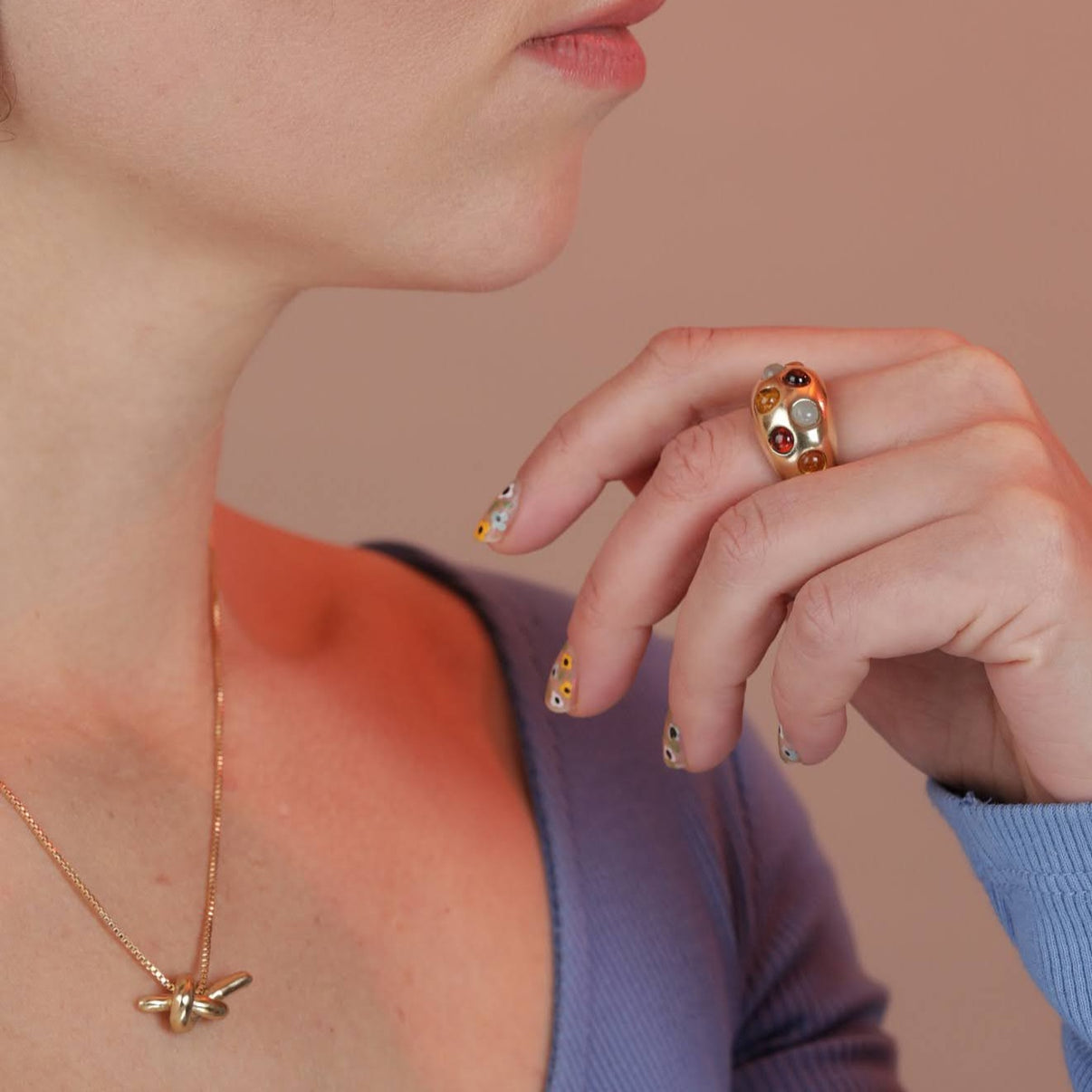 Mini Knot Necklace – TAKE SHAPE STUDIO