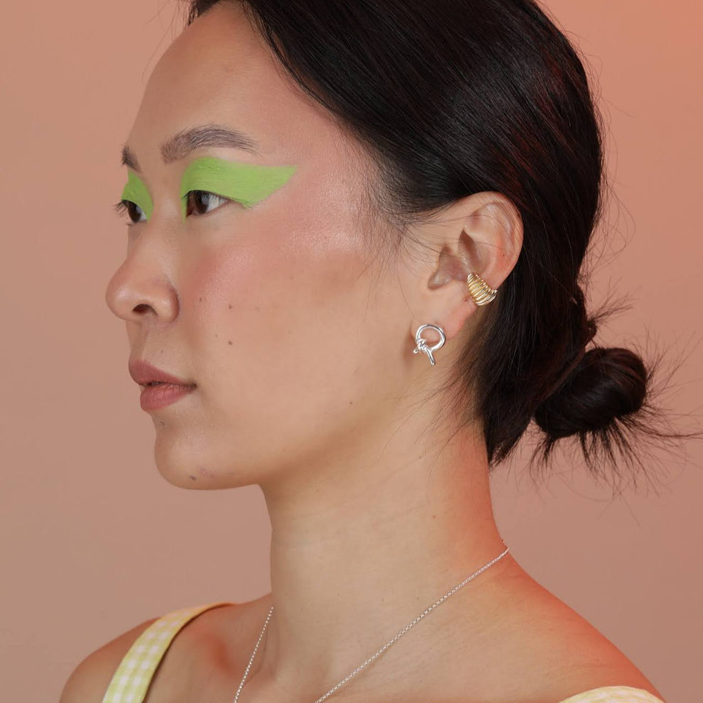 Mini Loop Knot Earrings – TAKE SHAPE STUDIO